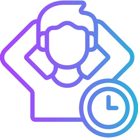 Procrastination Generic Gradient Outline Icon Freepik