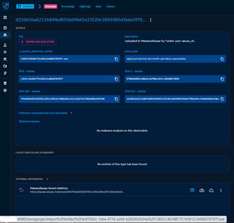 are malicious files stored in opencti · issue 4695 · opencti platform