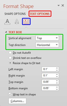 Text Layout Options In PowerPoint For Windows