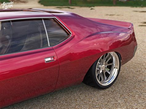 Designer Reimagines AMC Javelin With Sexier Proportions Hellcat V8 Engine Autoevolution