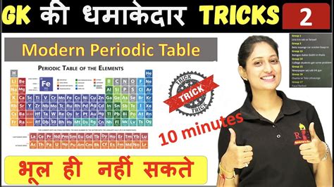 Modern Periodic Table In 10 Minutes Best Trick To Learn 🔥 भूल ही नहीं