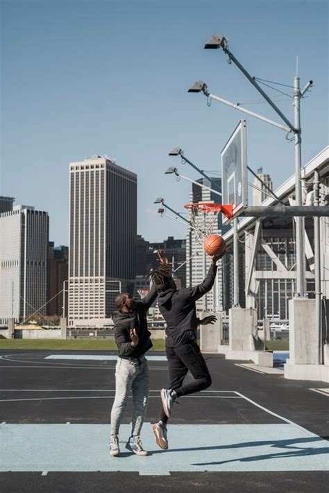 People Playing Basketball Free Photo