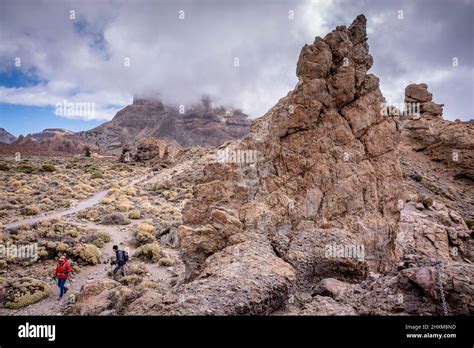 Los Roques De Garcia Volcanic Rock Formations In Teide National Park