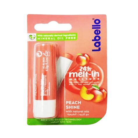 Buy Labello Peach Shine Lip Stick 48g Online In Pakistan My Vitamin Store Lip Care Stick