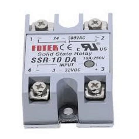 Dc To Ac Ssr 10da Solid State Relay Module 3 32 Vdc 24 380vac 10a At