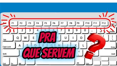 Para Que Serve As Teclas F1 F2 F3 F4 F5 F6 F7 F8 F9 F10 F11 F12 Youtube
