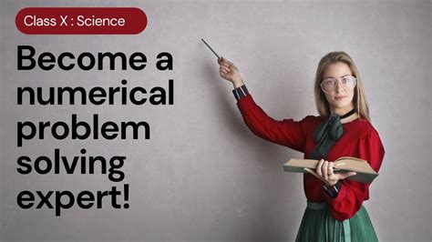 Class X Science Numerical Problem Book Overcome The Numerical Problems Solving Phobia YouTube