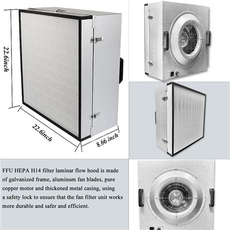 Generic Ffu Hepa H14 Filter Laminar Flow Hood Updated India Ubuy
