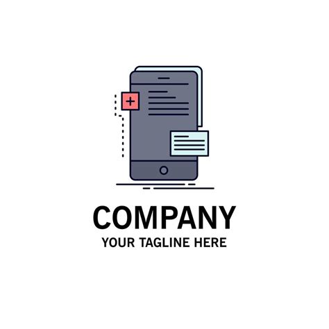 frontend interface mobile phone developer flat color icon vector