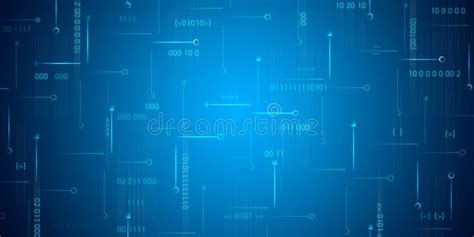 Blue Numerical Background Stock Illustration Illustration Of Abstract