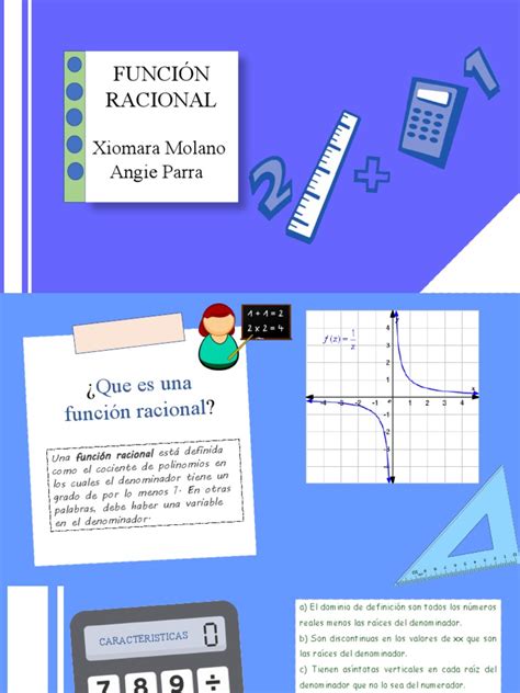 Funcion Racional Pdf Asíntota Geometría