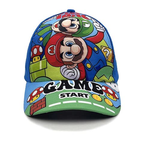 Super Mario Bros Cartoon Baseball Cap Barn Trucker Hat Barn Andas