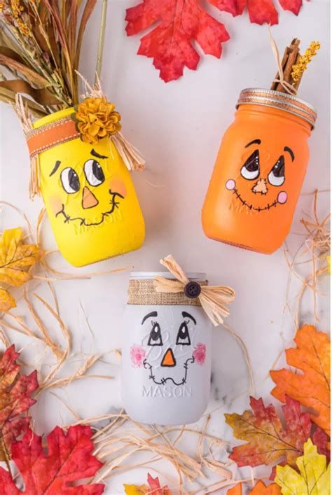 54 Diy Fall Mason Jar Crafts To Make And Sell Dollarsrise
