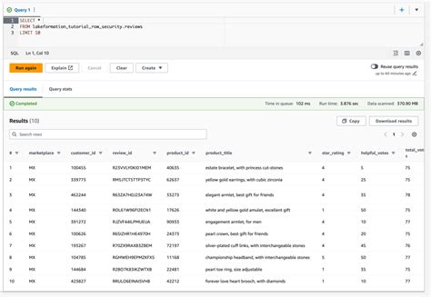Effective Data Lakes Using AWS Lake Formation Part Securing Data Lakes With Row Level Access