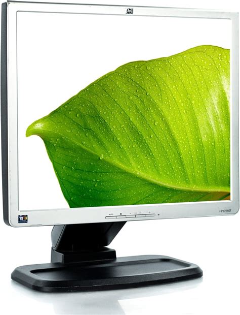 HP l1940t Monitor, visualización LCD de 19 Inch, Bisel de Plata ...