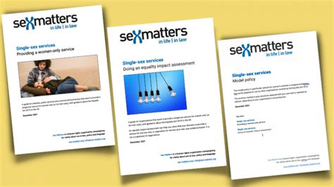 Simple Guidance For Single Sex Services Sex Matters