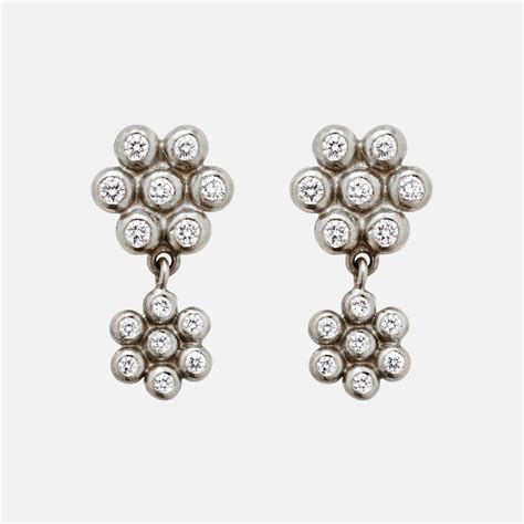 Gold Hoop Earrings Diamond Hoop Earrings Sapphire And Pearl Drop