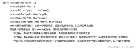 进程控制~fork，exit，wait，execvefork Exec Wait启动一个进程 Csdn博客