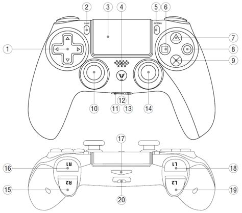 Volkano Vx 132 Bkrd Vx Gaming Wireless Ps4 Controller Instruction Manual
