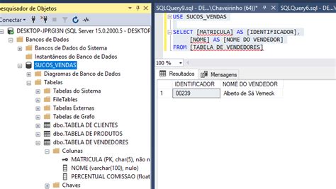 [projeto] desafio mostrando dados da tabela sql server sql com