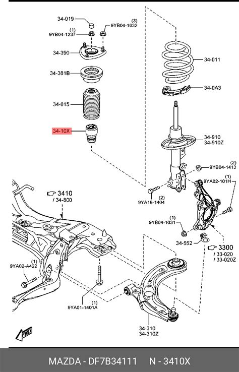 Mazda Df7b 34 111 Df7b 34 111