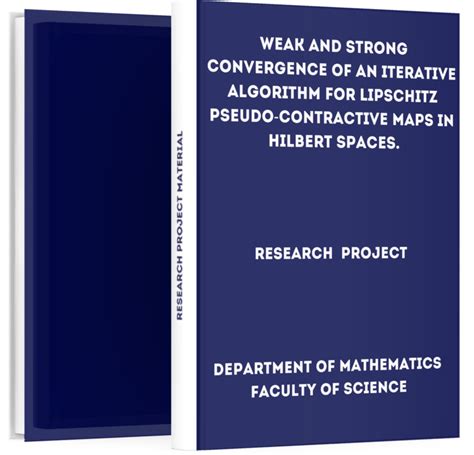 Weak And Strong Convergence Of An Iterative Algorithm For Lipschitz