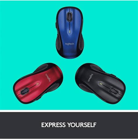 Logitech M510 Wireless Computer Mouse Efficient Navigation 1000 Dpi 24 Month Battery Life