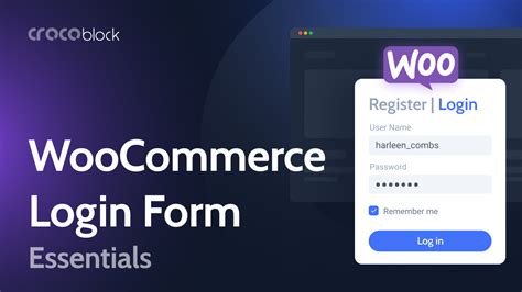 Essential Woocommerce Login Form Features And Top Plugins Guide Crocoblock