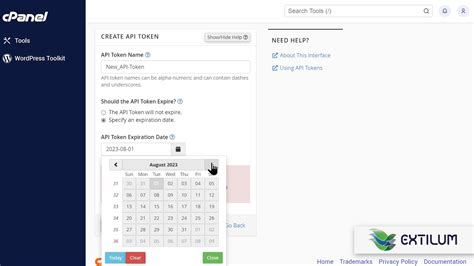 Create Api Token Cpanel • Extilum Knowledgebase