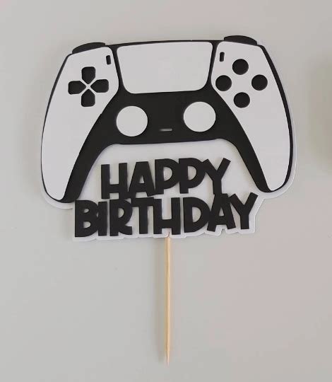 Video Game Gamer Game Controller Cake Topper Games B Inspire