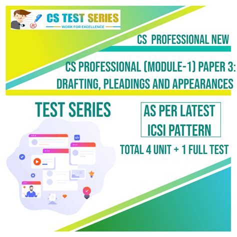 CS Professional New Syllabus Test Series CS Professional