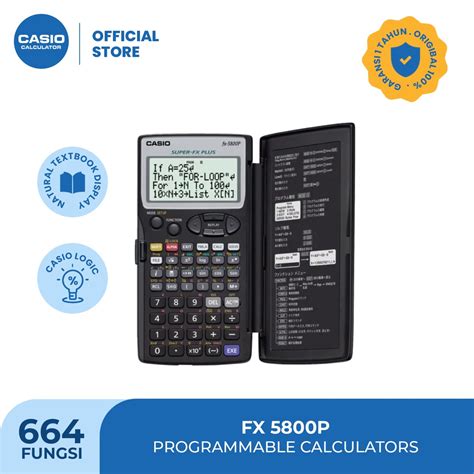 Casio Fx 5800p Scientific Programmable Program Calculator Fx5800p Shopee Malaysia