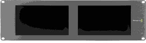 Blackmagic Design Smartscope Duo 4k 2 Dual 8 Inch Intelligent 6g Sdi Rack Monitors And