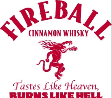 Demon Fireball Whiskey Logo Vector Mikes 2014 And Now 2016 Reds