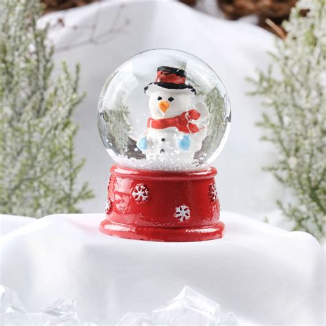 Snowman Snow Globe Myros
