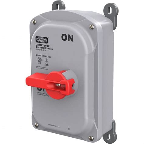 Hubbell Wiring Device Kellems Non Fusible 30 A Disconnect Switch