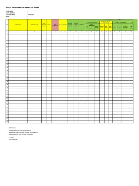 Format Data Siswa Pdf