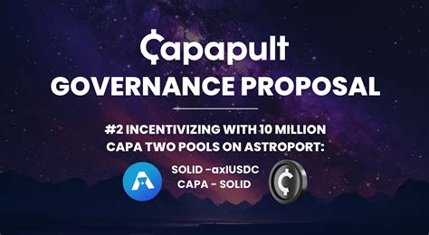 2 Governance Proposal Incentivizing Pools On Astroport By Solid Medium