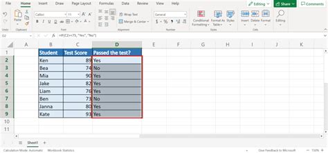 How To Create If Function To Return Yes Or No In Excel Sheetaki