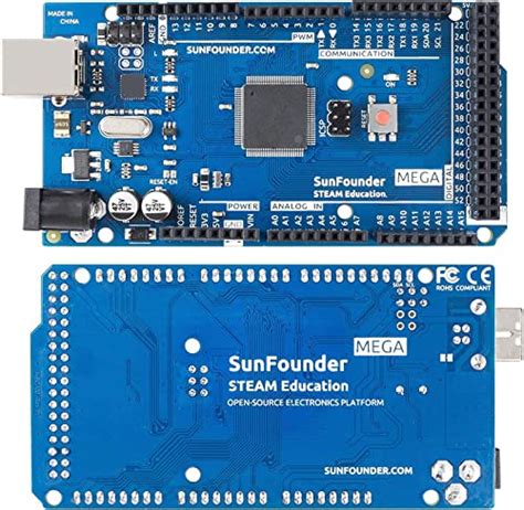 Sunfounder Carte Méga Compatible Avec Arduino Ide Atmega2560 Atmega16au