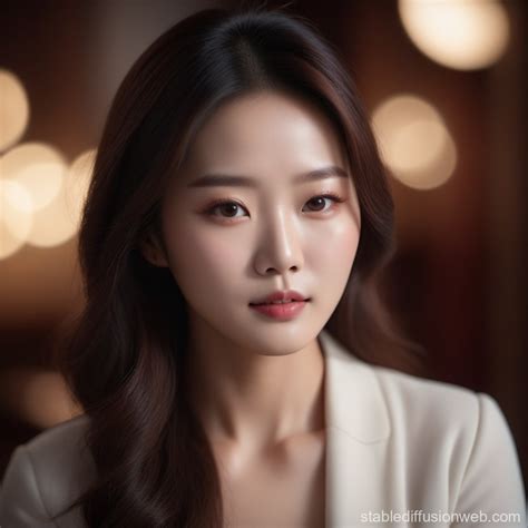 Realistic Korean Woman Prompts Stable Diffusion Online