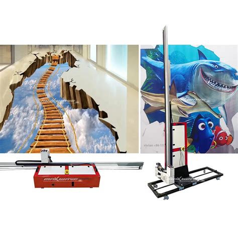 와이드 포맷 3d 지능형 벽 아트 로봇 장식 벽 프린터 바닥 벽 인쇄 기계 Aliexpress