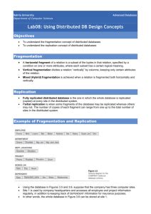 Distributed Databases