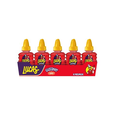 Lucas Gusano Chamoy 10 Piece Pack Danas Creations