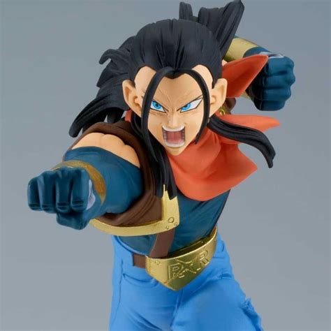 Dragon Ball Gt Super 17 Vs Son Goku Super Saiyan Match Makers Banpresto Pvc Figure 16 Cm