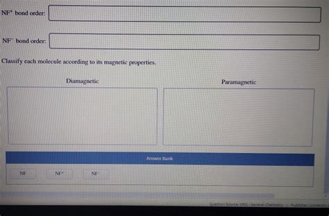 Solved Use Molecular Orbital Theory To Complete The Ground