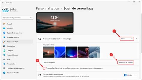 Personnaliser Lécran De Verrouillage De Windows 11