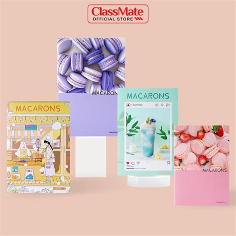 Vở Classmate Vở Viết 80 120 200 Trang B5 Bìa Thiết Kế Macarons Cán Mờ