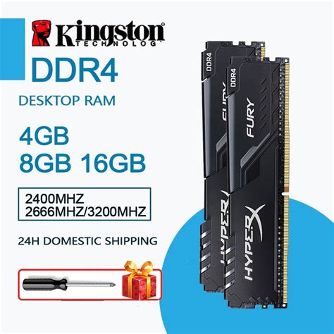 Jual [local] Kingston Hyperx Fury Desktop Ddr4 Ram 4gb 8gb 16gb 2133mhz 2400mhz 2666mhz 3200mhz