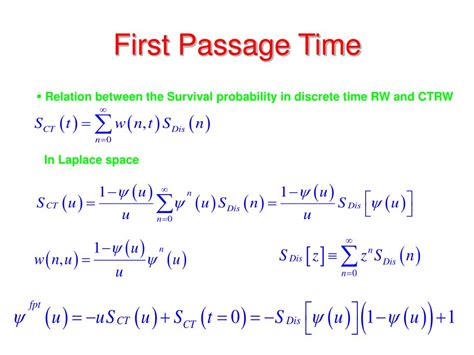 Ppt Weak Ergodicity Breaking In Continuous Time Random Walk